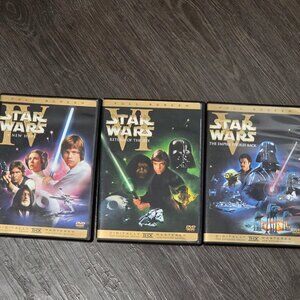 Media | Star Wars Original Trilogy Iv V Vi Full Screen Le Dvd Movie Box ...